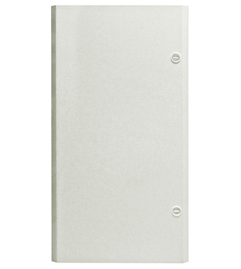 Metalna vrata visine 60mm za ILC orman 2x24TE
Vrata odgovaraju za dogradnju samo na nazidne Modul 160 ormare. 415x543x59mm (VxŠxD), praškasto lakirani čelični lim, boja: RAL9016 (bijela)