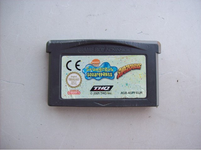 Game Boy Advance -Sundjer bob-SUPERSPONGE - Japan