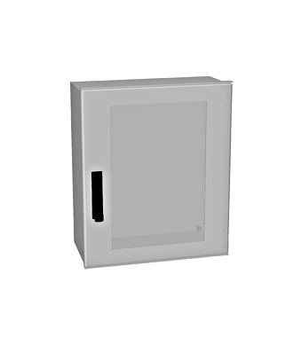 Poliester zidni orman MINIPOL, prozirna vrata, 600x500x230mm
polucilindar bravu (DV900333--) prema potrebi naručiti odvojeno, 600x500x230mm (VxŠxD), IP66 (prema IEC 60529), nazivni napon: 1000V, ...