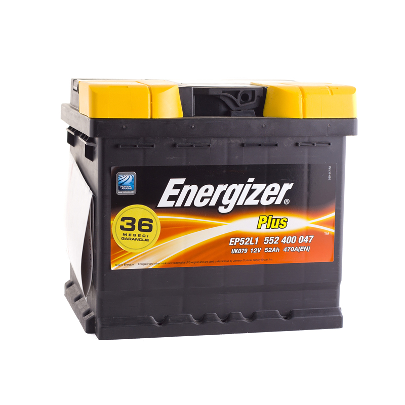 Energizer Plus 12V52Ah D+