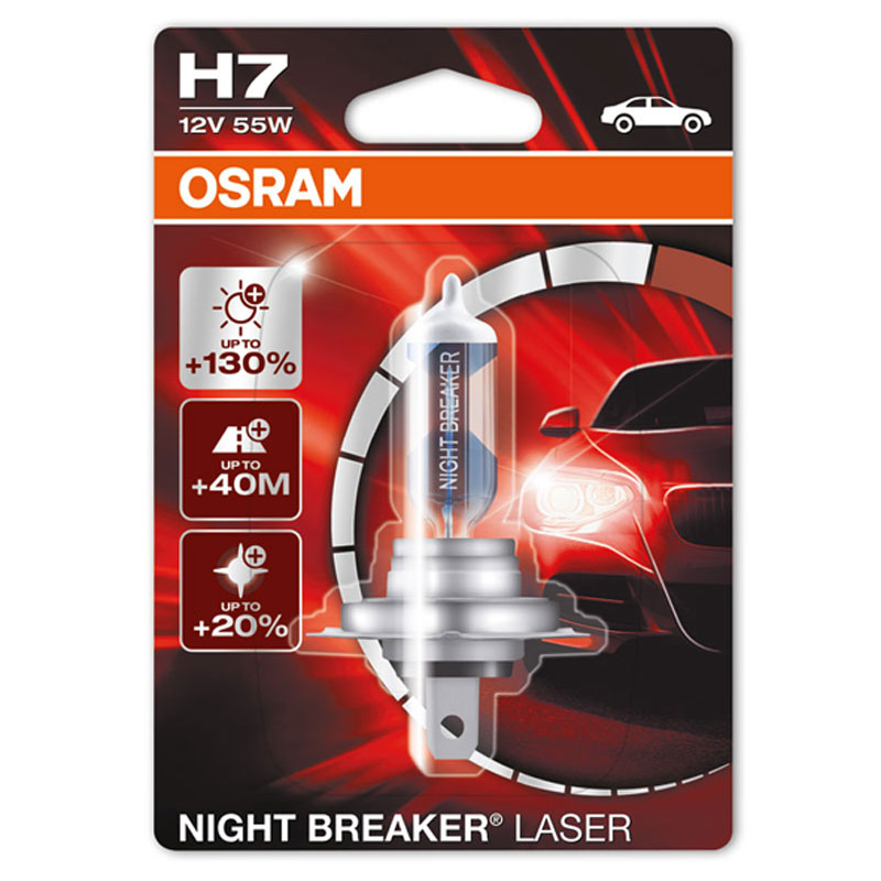 AUTO SIJALICA H7 12V55W NIGHT BREAKER LASER