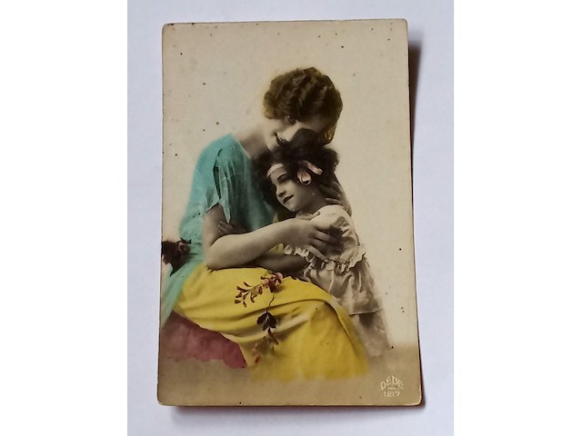 Stara Razglednica - Majka i Dete - Putovala 1926.g