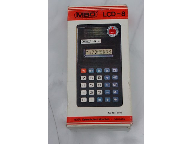 Stari kalkulator MBO LCD-8
