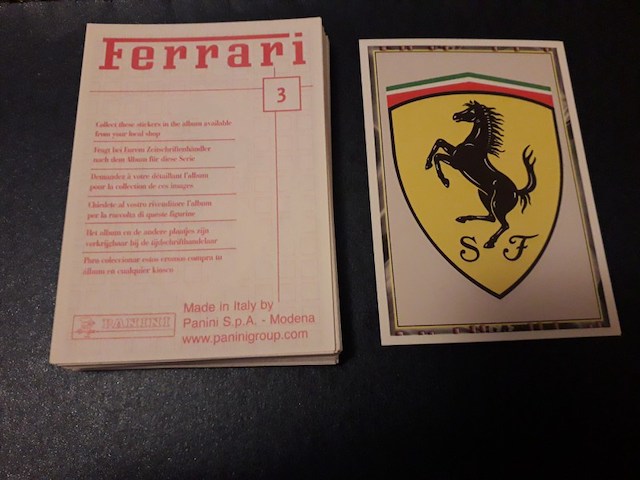 Slicice Ferrari - Ferari (Panini)