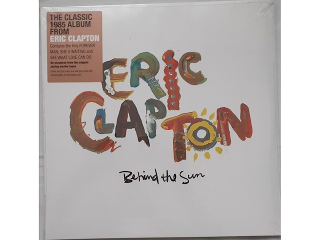 ERIC  CLAPTON  -  2LP BEHIND  THE  SUN (Novo!!! )