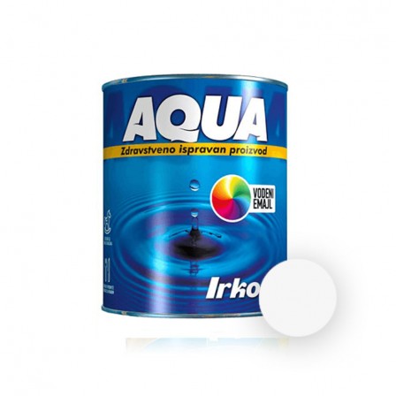 EMAJL AKRILNI AQUA SATEN BELI - IRKOM 700ML