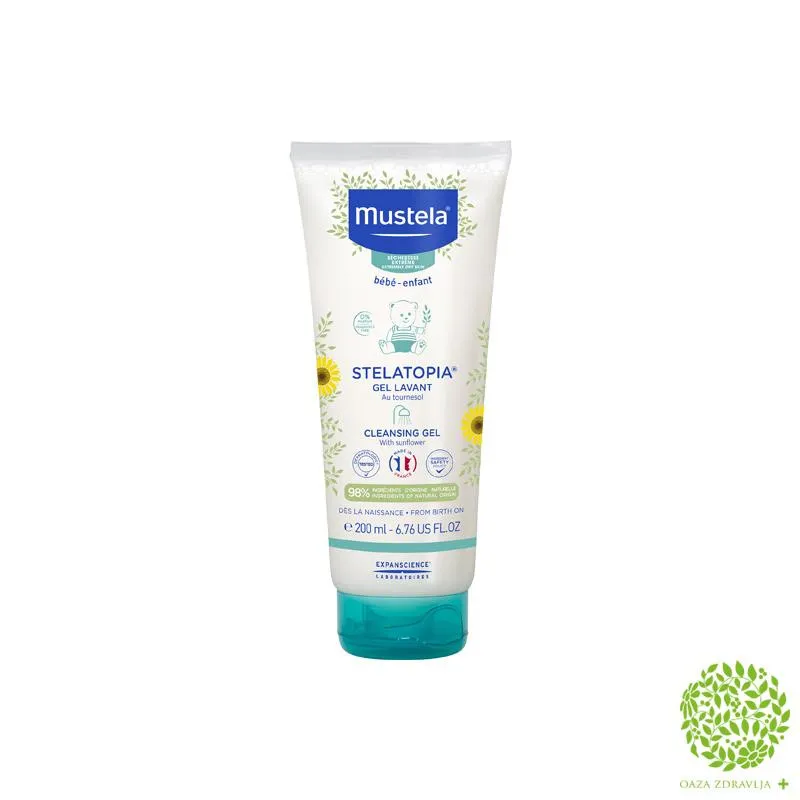 MUSTELA STELATOPIA GEL ZA TUŠIRANJE 200ml