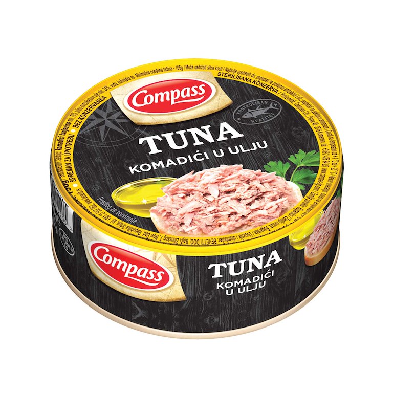 Compass tuna komadići u ulju 160g compass