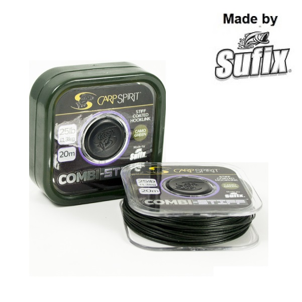 Carp Spirit Combi-Stiff Coated Braid Black Silt