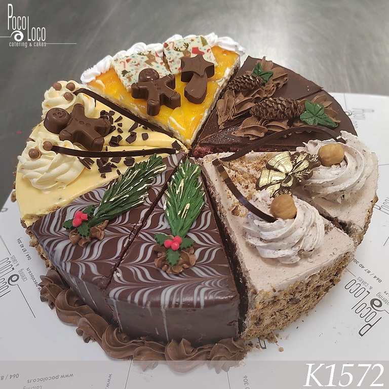 Novogodišnja torta od 5 ukusa K1572