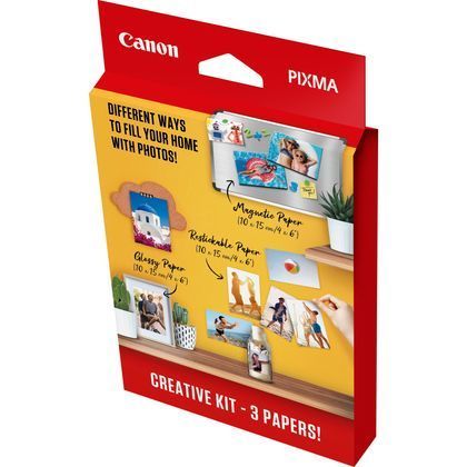 Canon - Canon Pixma Creative Kit (MG101 4x6 + RP-101 4x6 + PP201 4x6)