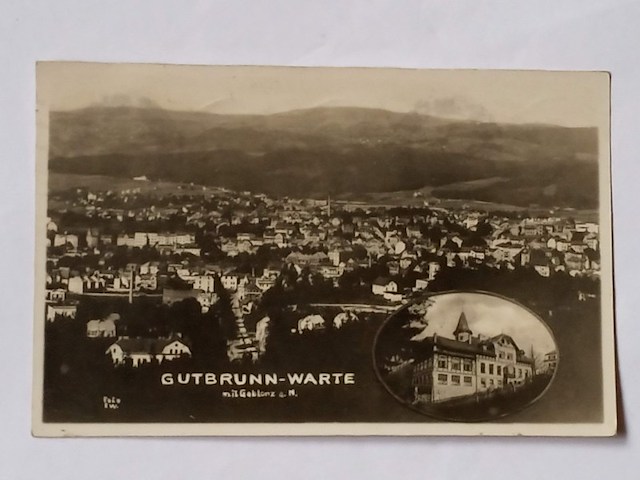 Gutbrunn Warte - Čehoslovačka - Putovala 1930.g -