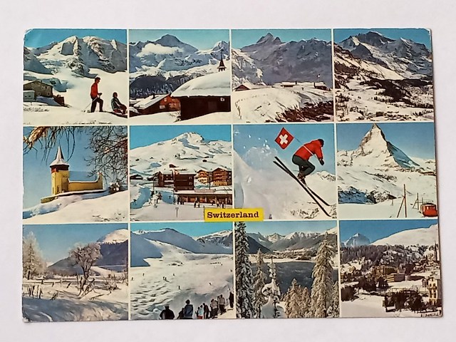 Planine - Skijanje - Švajcarska - Putovala 1976.g -