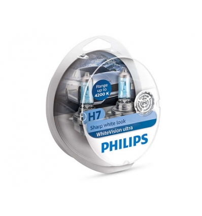 Auto sijalice PHILIPS H7 12V 55W PX26d - WHITE VISION ULTRA 12972WVUSM