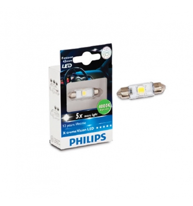 Auto sijalice PHILIPS X-TREME VISION LED - 12V SOFITNA - 1W - 12859X1