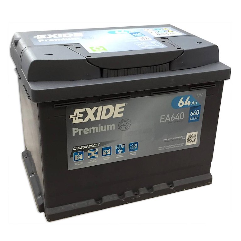 EXIDE akumulator 64A D+ PREMIUM