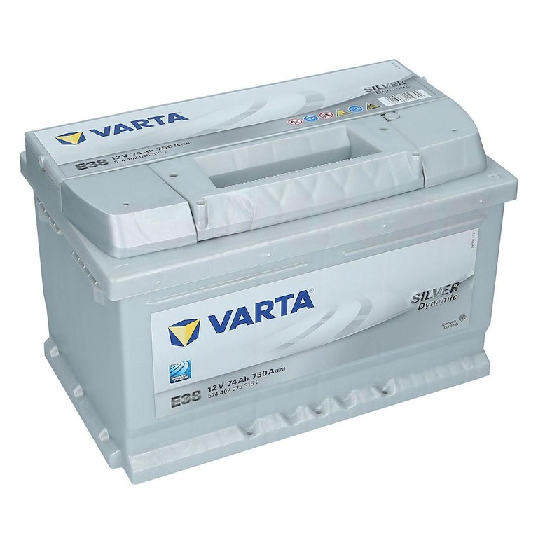 VARTA akumulator 74A D+ NISKI SILVER