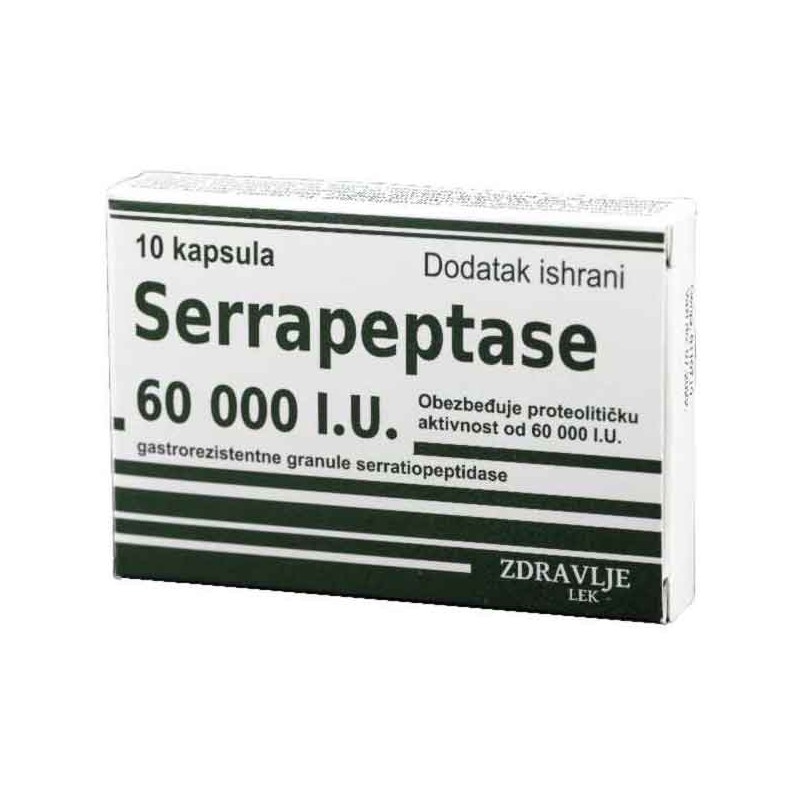Serrapeptase, 60 000 I.U.