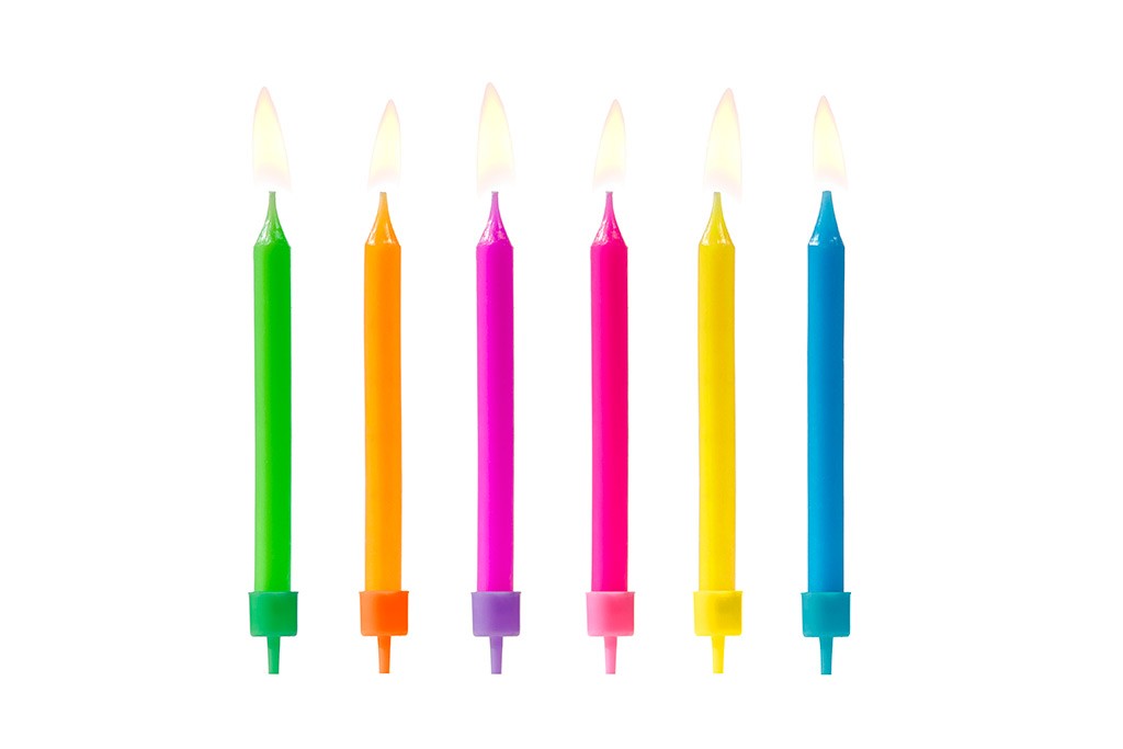 Rođendanske svećice mix boja – 6 kom