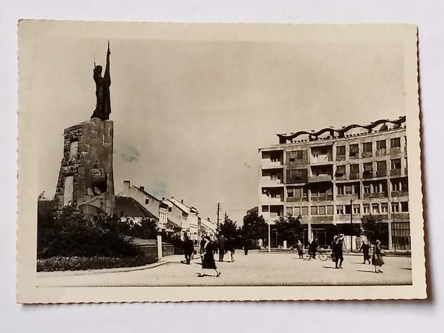 Kraljevo - Trg Maršala Tita - Putovala 1960.g -