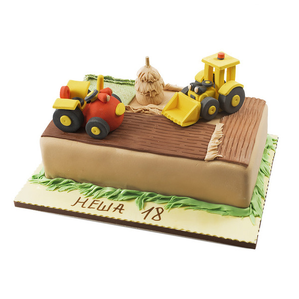 Traktor torta za 18. rođendan