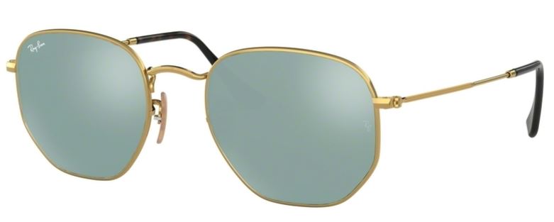 RAY-BAN Sunčane naočare 0RB3548N 001/3054 Hexagonal