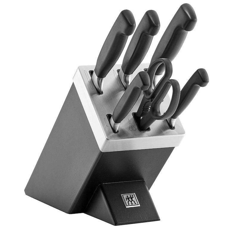 ZWILLING NOŽEVI BLOK FOUR STAR 7/1 DARK