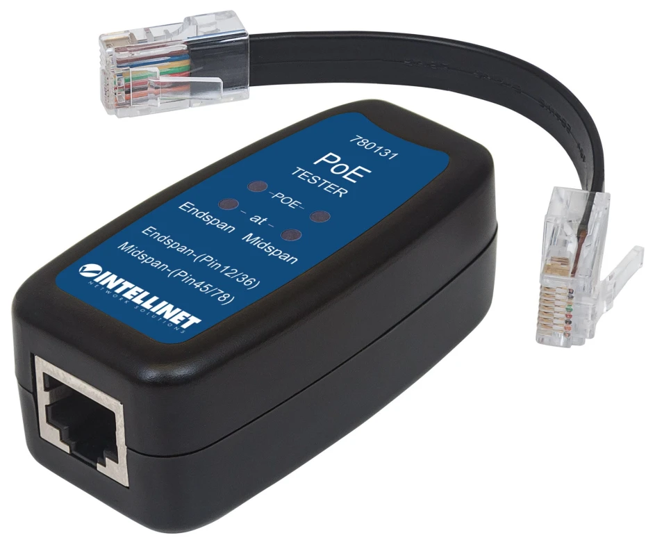 Intellinet (780131) uređaj za ispitivanje mrežnog kabla PoE tester
