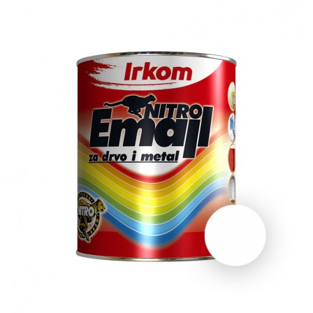 Emajl Nitro mat beli - Irkom 0.75l