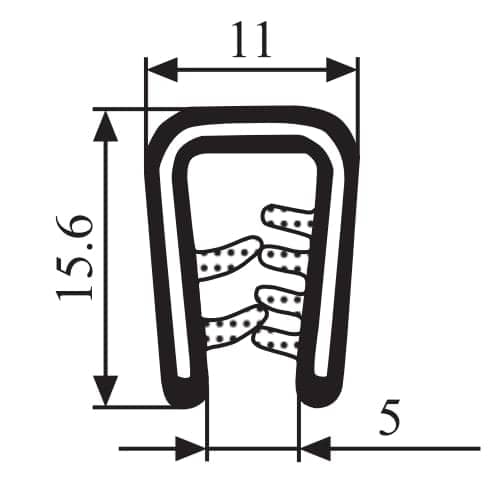 Gumeni profil, keder – M300002150