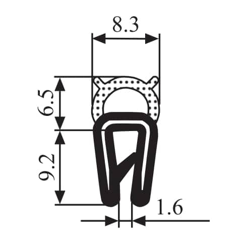 Gumeni profil, keder – M112002600