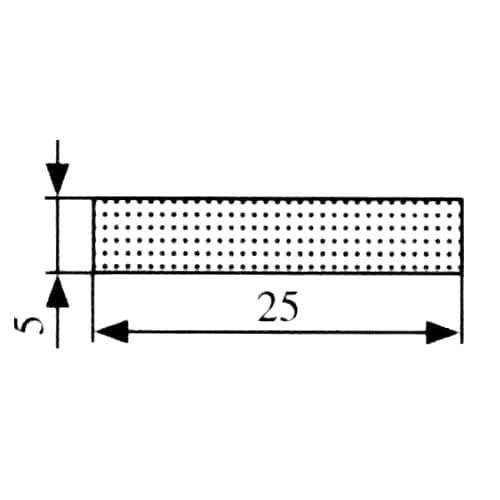 Gumeni profil sunđerasti 25×5 – 128-404