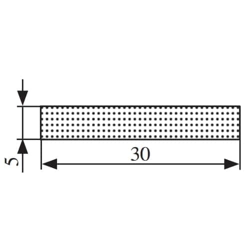 Gumeni profil sunđerasti 30×5 – M211000600
