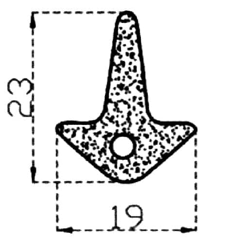 Gumeni profil sunđerasti Strelica 19×23 – 0190-321