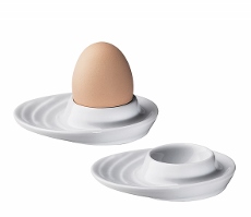 Eierbecher, oval – porcelan otporan na toplotu do 280°C Ø: 10.5 cm