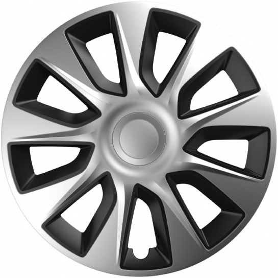 Ratkapne 14″ Stratos Silver & Black (ABS)