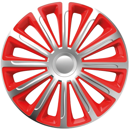 Ratkapne 14″ Trend Silver & Red (ABS)