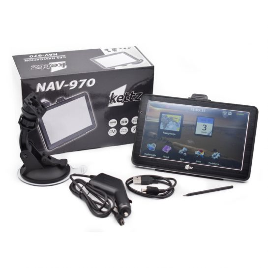 GPS navigacija 7″ Kettz NAV-970 8GB