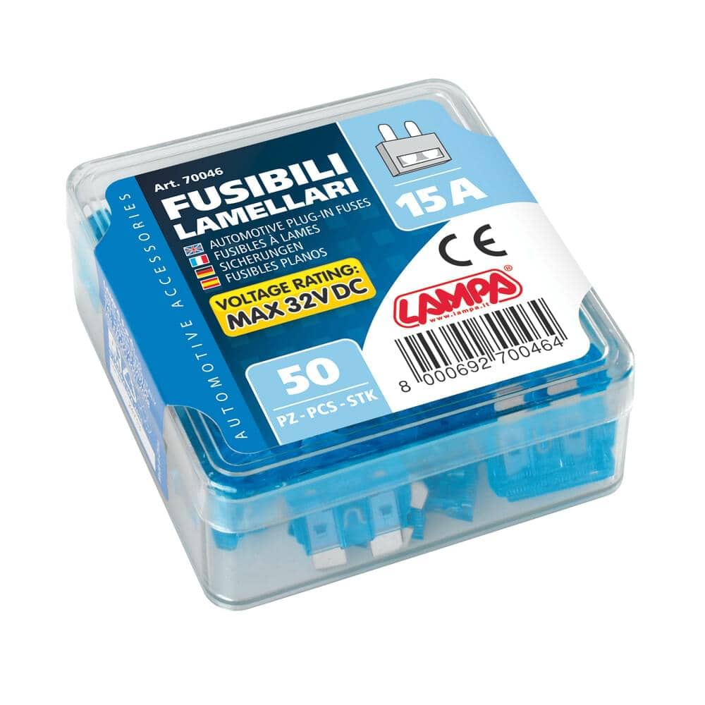 Osiguraci ubodni standardni 15A 12/32V 50 komada 70046