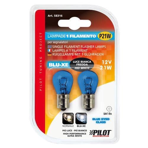 Sijalica P21W, 12V 21W, Blu-Xe, (2 kom) – Lampa 58316