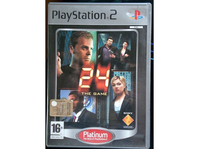 24: The Game / kutija sa omotom PlayStation 2 (PS2)