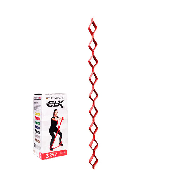 Fitnes traka CLX Loop Red Thera Band 13220