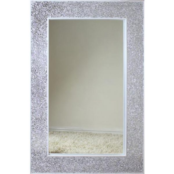 Ogledalo Mosaic Silver 60×90 121 Flatmsc