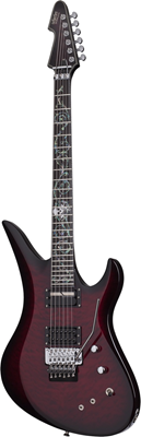 Schecter Nikki Stringfield A-6 FR S Bright Red Burst Električna Gitara