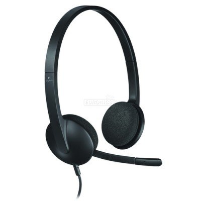 Logitech H340 stereo slušalice sa mikrofonom USB 1.8m kabl 20Hz-20kHz crna boja | 981-000475