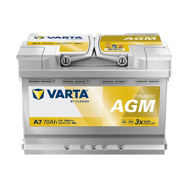 Akumulator VARTA AGM Silver Dynamic 12 V 70 Ah +D