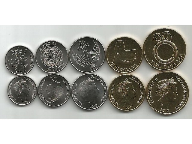 Solomon Islands 2012. Set kovanica UNC