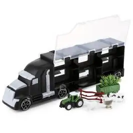 Igračka kamion za prevoz opreme i životinja sa farme