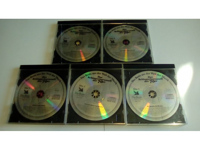 Das Schlagerkarussell Der 70er 5-CD, 1997, Box, Special