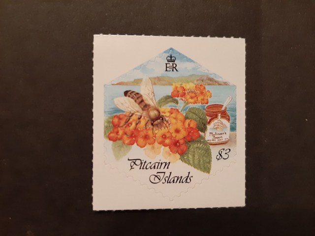 Marke 1268 pcela kljucna marka cisto pitcairn Islands
